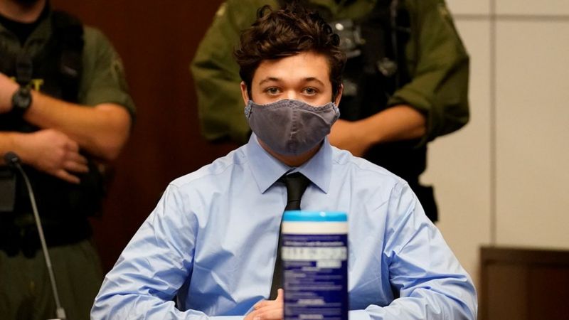 Kyle Rittenhouse trial: When can you shoot as self-defence? - BBC News