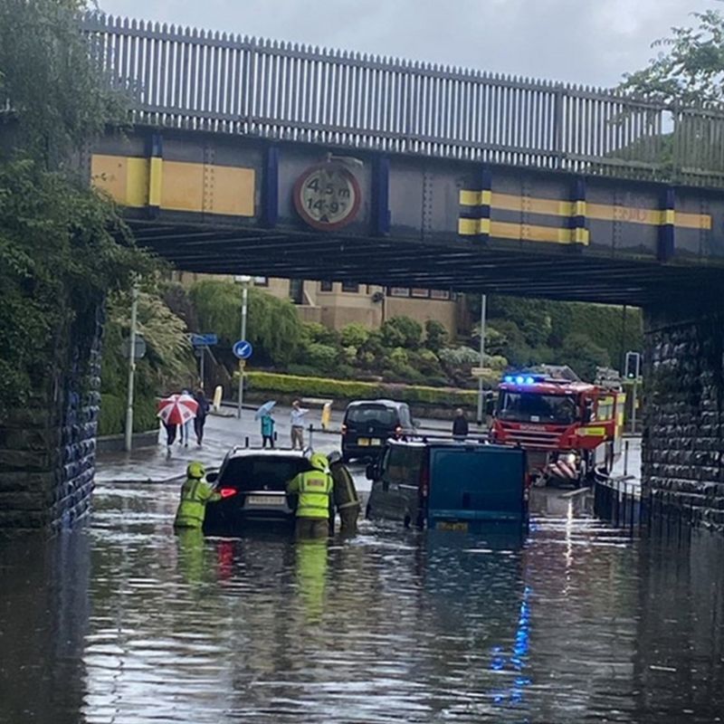 Edinburgh flooding: Half of July rain fell in one hour - BBC News