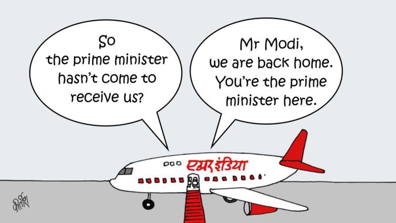 Narendra Modi: BBC cartoonist looks at India PM's two years in power ...