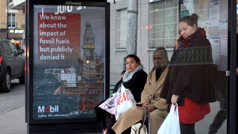COP21: Eco activists Brandalism launch Paris ad takeover - BBC News