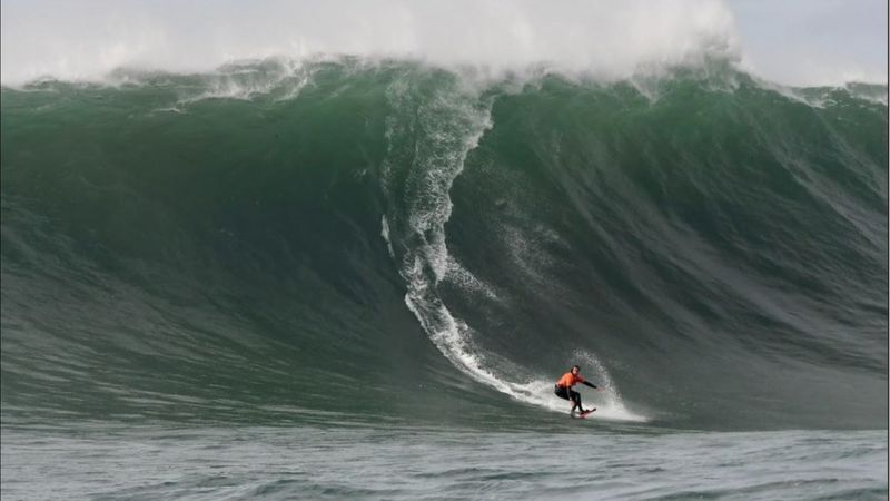Mavericks: Surfers from around the world take on huge waves in ...