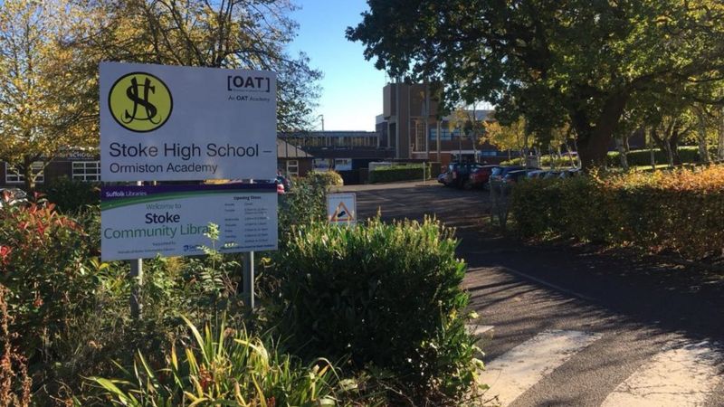 'Lessons to be learnt' over older Stoke High School pupil - BBC News