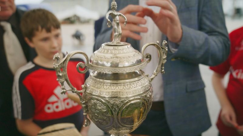 GAA: The hurling trophy that was won once but lost twice - BBC News
