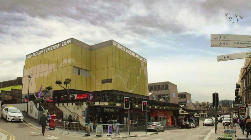 Metal cladding approved for Inverness Museum and Art Gallery - BBC News