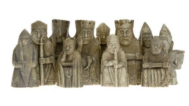 Long-lost Lewis Chessman found in Edinburgh family's drawer - BBC News