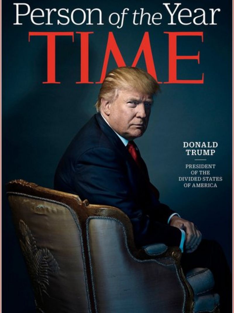 Donald Trump is Time magazine's Person of the Year - BBC News