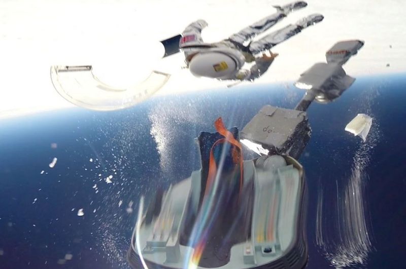 Action Man missing-in-space footage emerges - BBC News