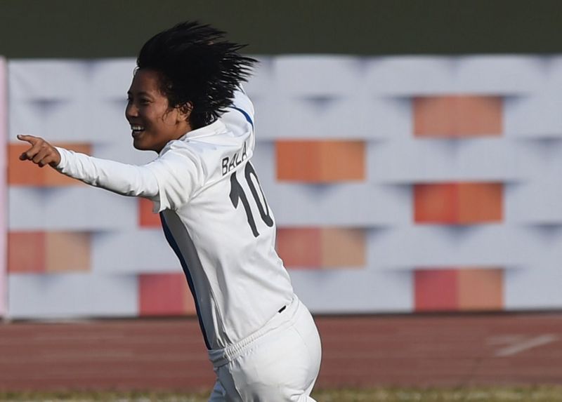 Bala Devi: The woman making Indian football history - BBC News