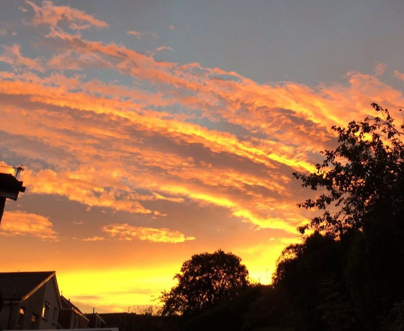 In pictures: Spectacular sunrise over Scotland - BBC News