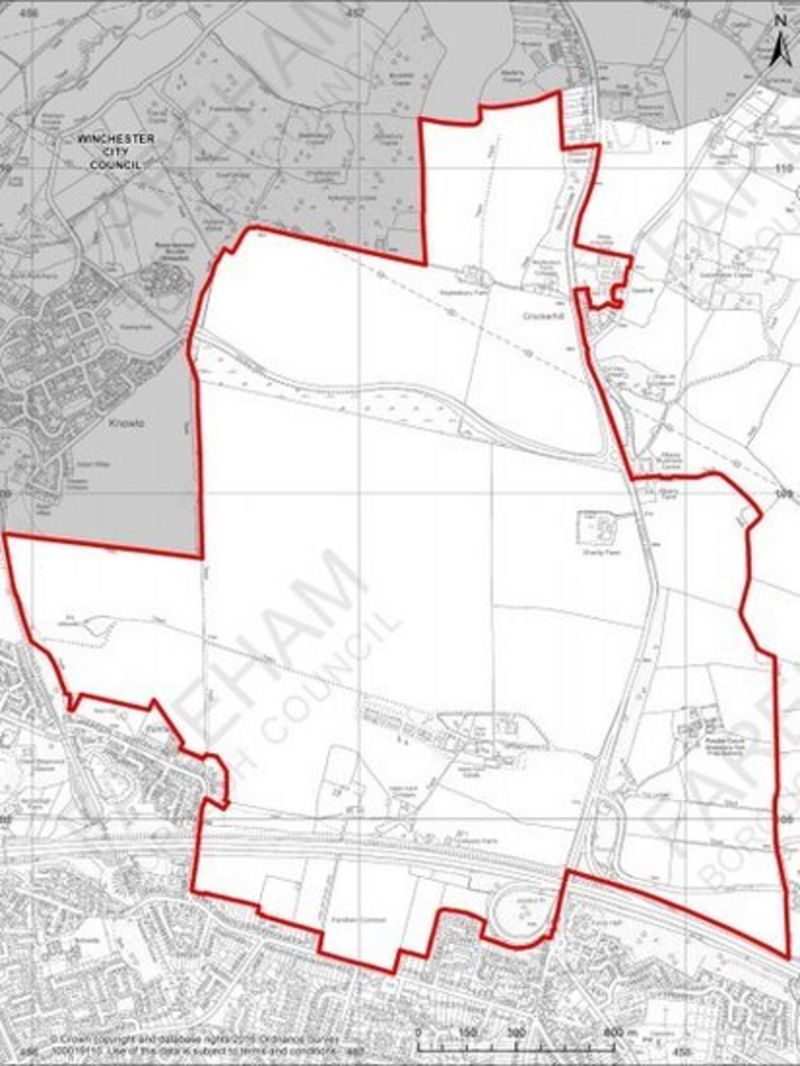 Compulsory purchase order for new Welborne development - BBC News