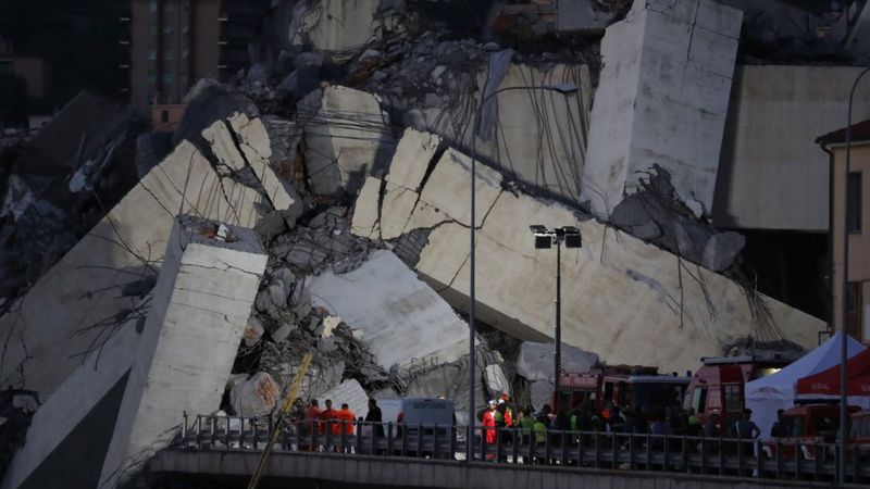 Italy bridge collapse: What we know so far - BBC News