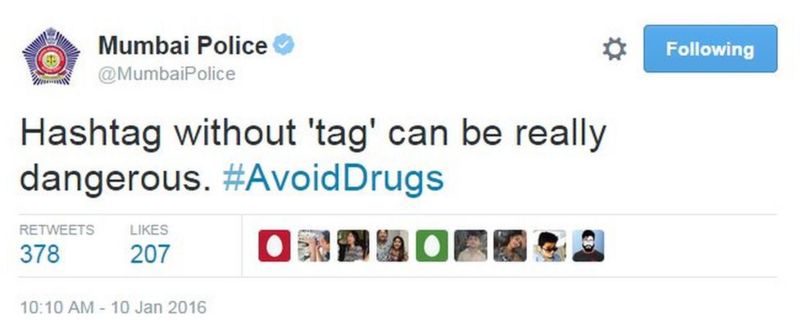 The Mumbai police Twitter feed that fights crime with puns - BBC News