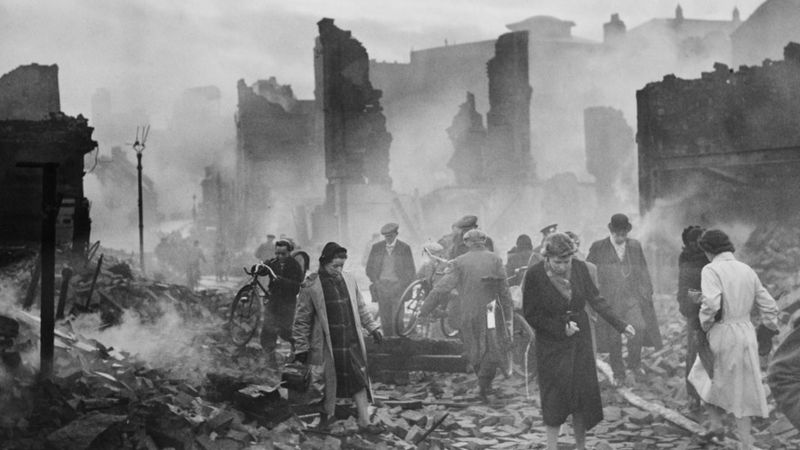 Blitzed cities still deprived 75 years after war - BBC News