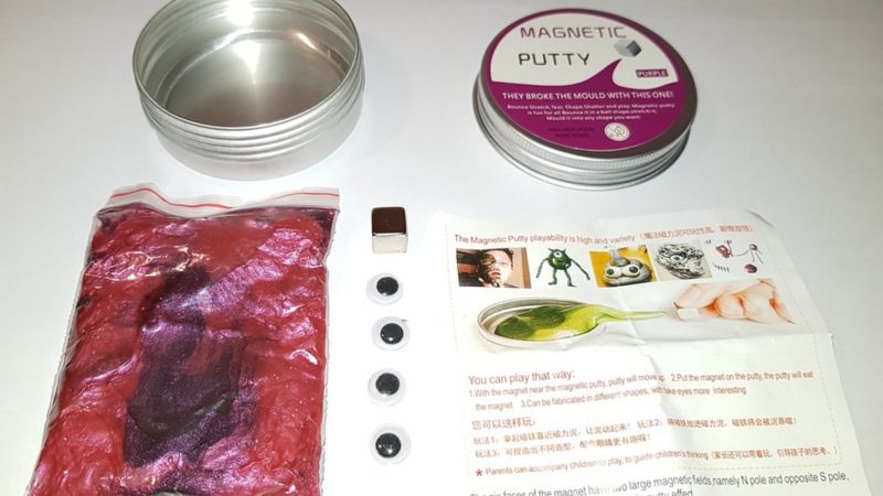 Amazon removes magnetic putty from website over arsenic fears - BBC News