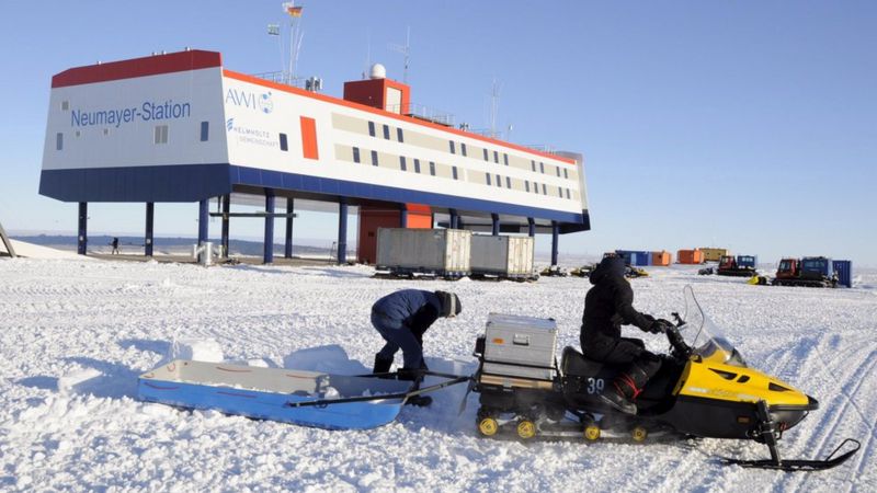 How Antarctic bases went from wooden huts to sci-fi chic - BBC News
