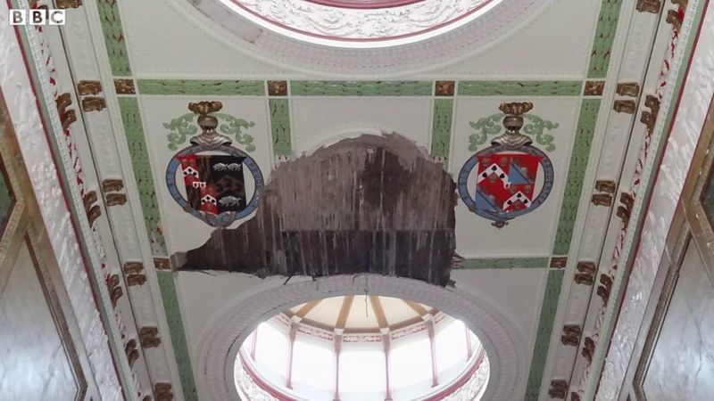 Windlestone Hall still derelict despite millions invested - BBC News