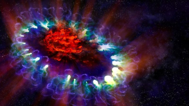 Supernova 'stream' in neutrino lab's sights - BBC News