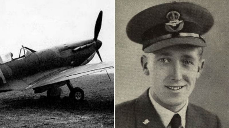 Crashed WW2 Spitfire's first flight since 1944 - BBC News