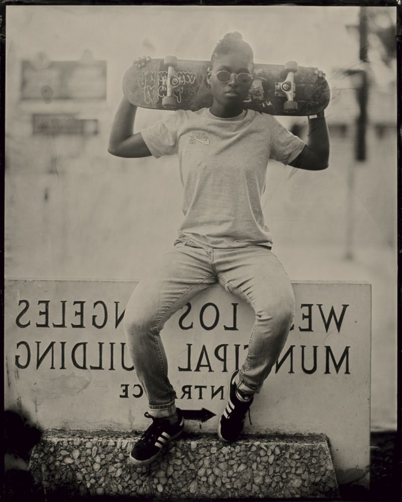 Skater girls: Gender, joy and slow photography - BBC News