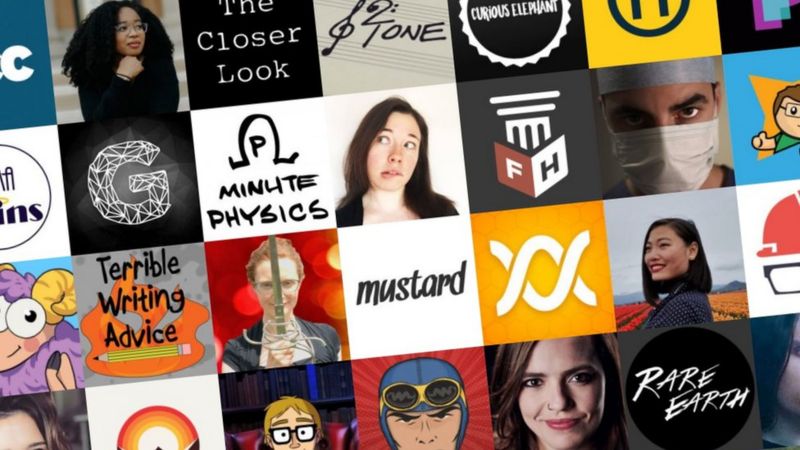 Why popular YouTubers are building their own sites - BBC News
