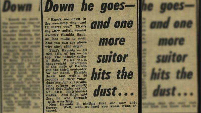 Hamida Banu: The incredible life of India's 'first' woman wrestler ...