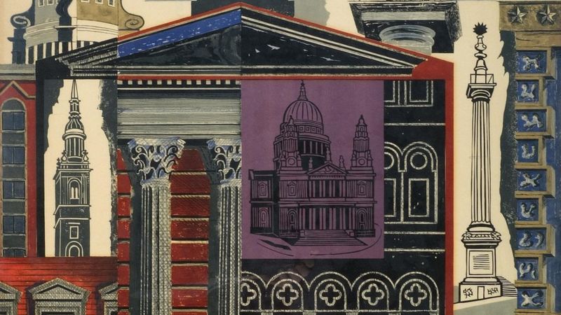 Edward Bawden: Bedford 'the place to see' his work - BBC News