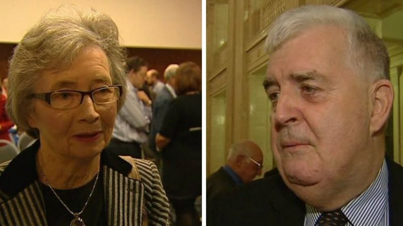 Lord Kilclooney and Brid Rodgers welcome UUP and SDLP decisions - BBC News