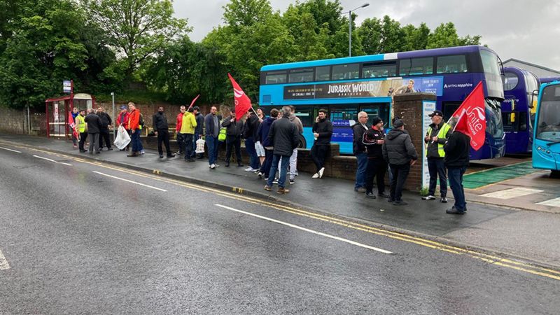 Arriva Yorkshire strike: Passengers and staff speak out - BBC News