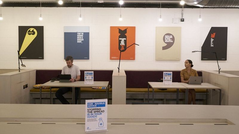 'Horrible' offices look to tempt back workers - BBC News