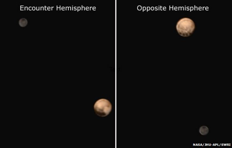 New Horizons: Pluto shows its spots to Nasa probe - BBC News