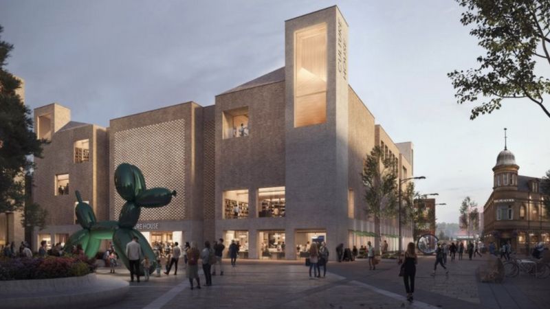 'Forbidding' £27m Sunderland library plan approved - BBC News