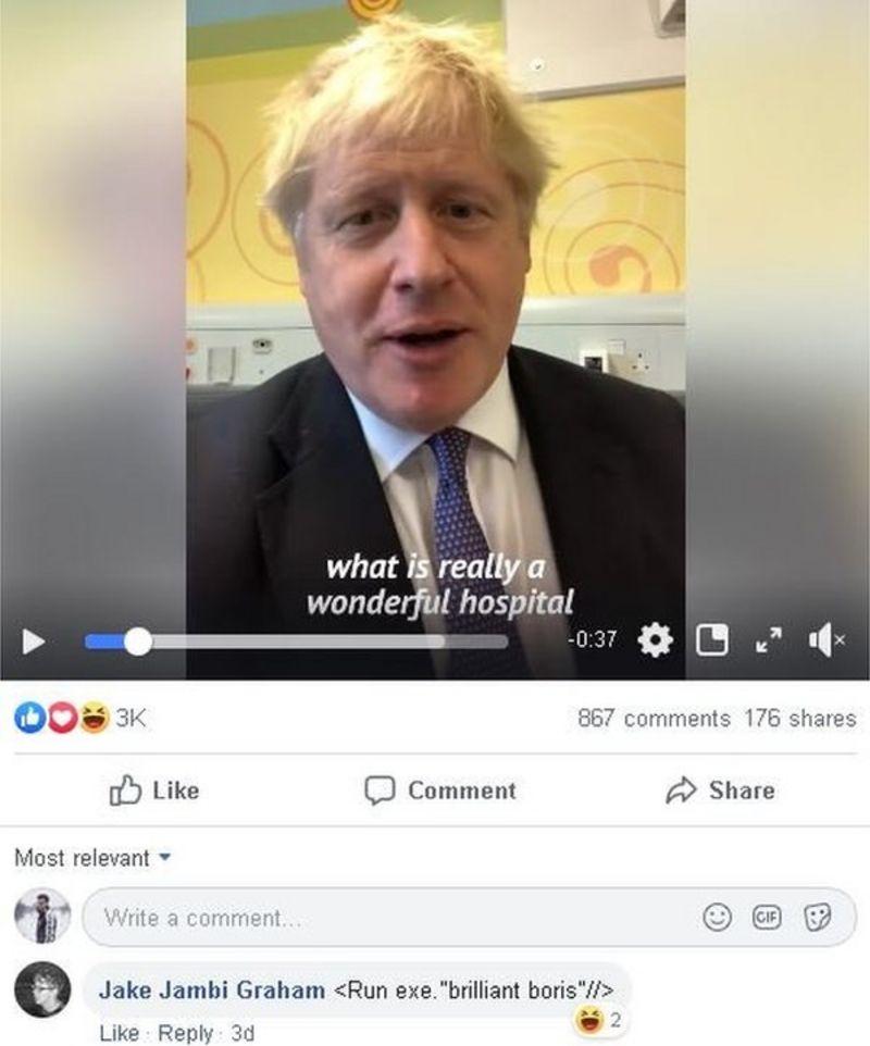 The real people pretending to be 'Boris bots' on Facebook - BBC News