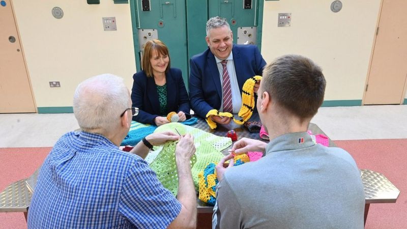 HMP Maghaberry prisoners crochet hats for premature babies - BBC News