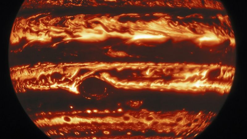 Jupiter: New images show the planet in a new light - BBC Newsround