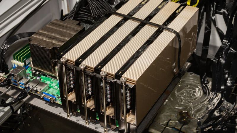 Tiny data centre used to heat public swimming pool - BBC News