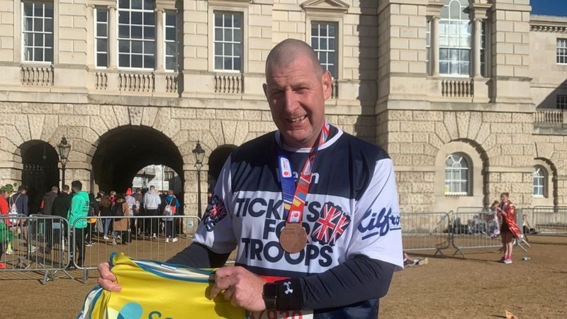 Queen's funeral parade 'will live with me for a long time' - BBC News