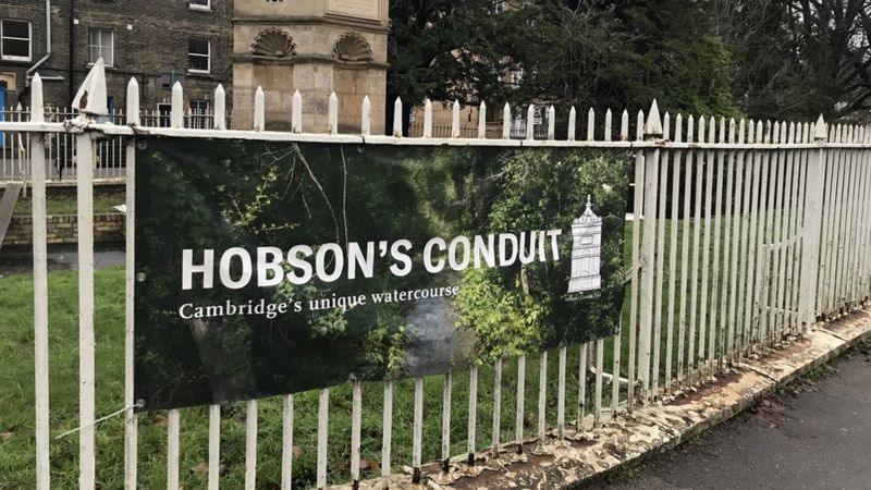 Hobson's Conduit: Cambridge water course 'still relevant' - BBC News