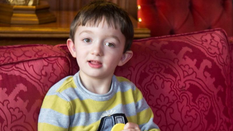 It means he's not left out: How radio aids helped my deaf son - BBC News