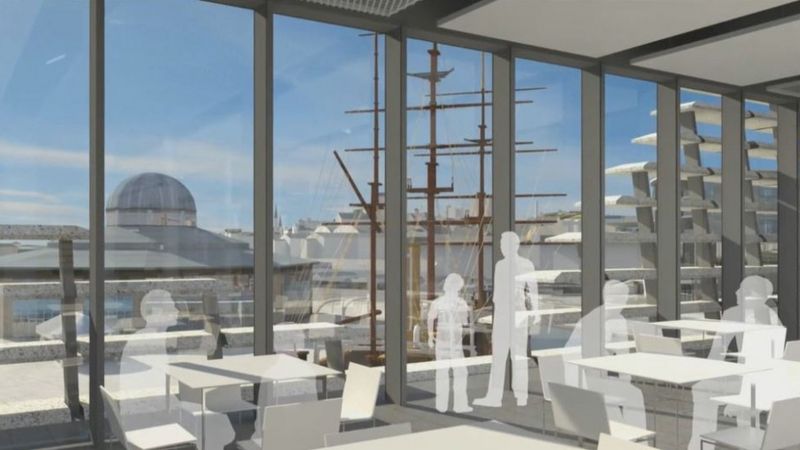 Architect Kengo Kuma 'very happy' at V&A Dundee progress - BBC News