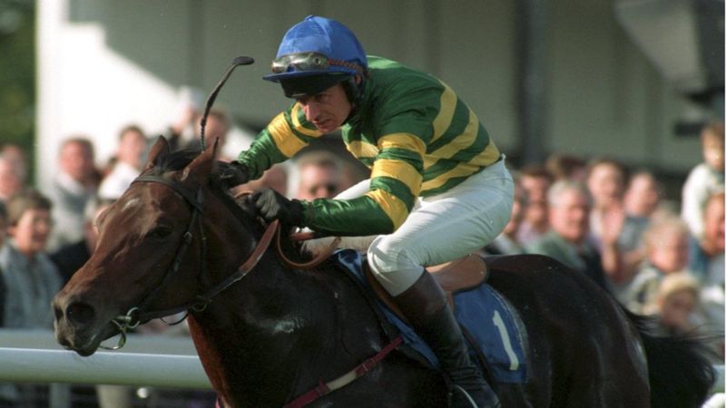 The jockey who raced again after reading his own obituary - BBC News