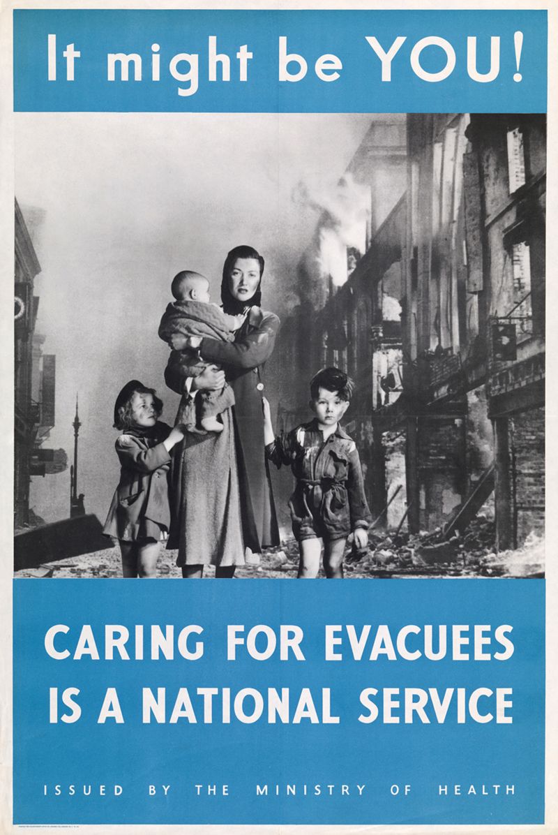 When the UK was bombed nightly for eight months in a row - BBC News