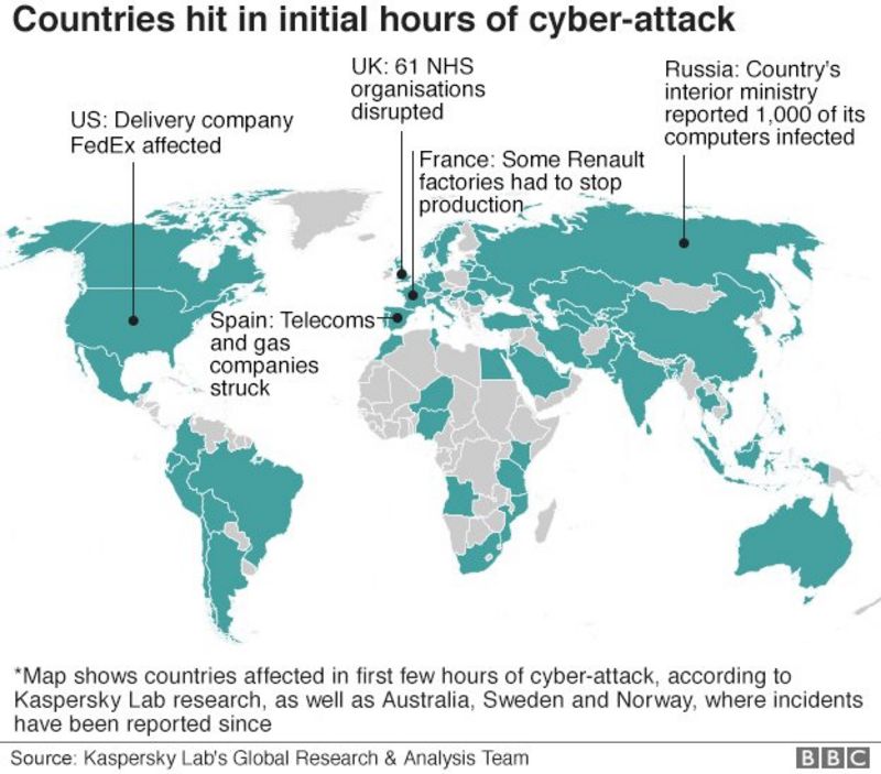 Microsoft warns ransomware cyber-attack is a wake-up call - BBC News
