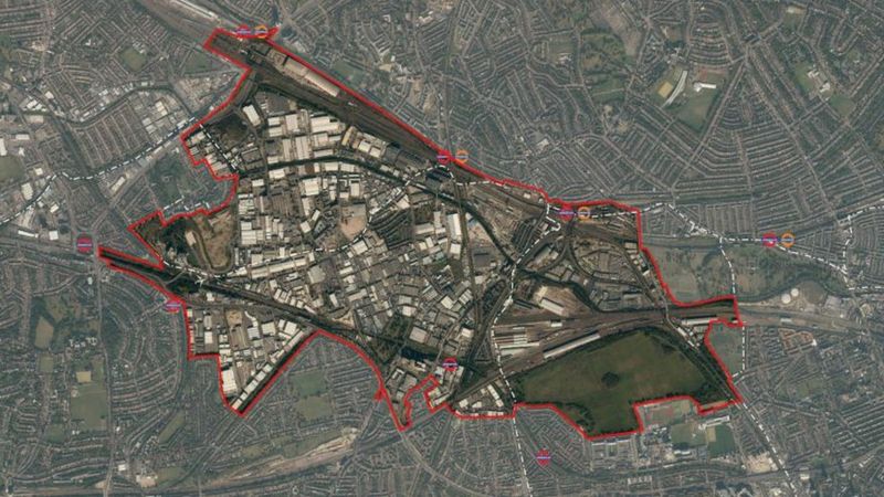 Old Oak Common: Plan to buy Cargiant land for flats abandoned - BBC News