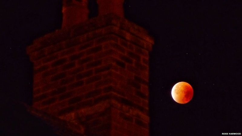 Supermoon eclipse 2015 - BBC Weather