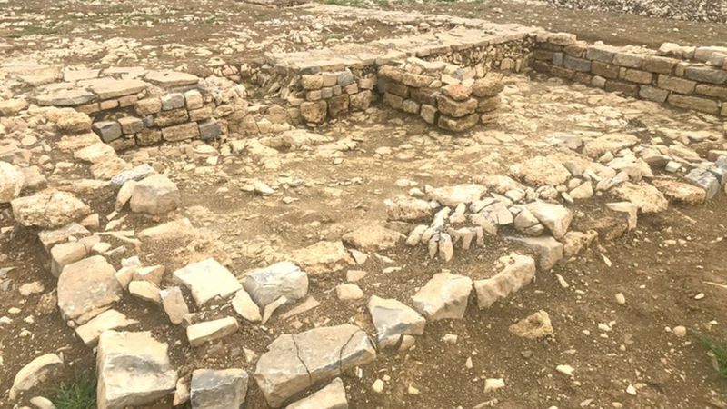 Roman and prehistoric remains uncovered by new road construction - BBC News