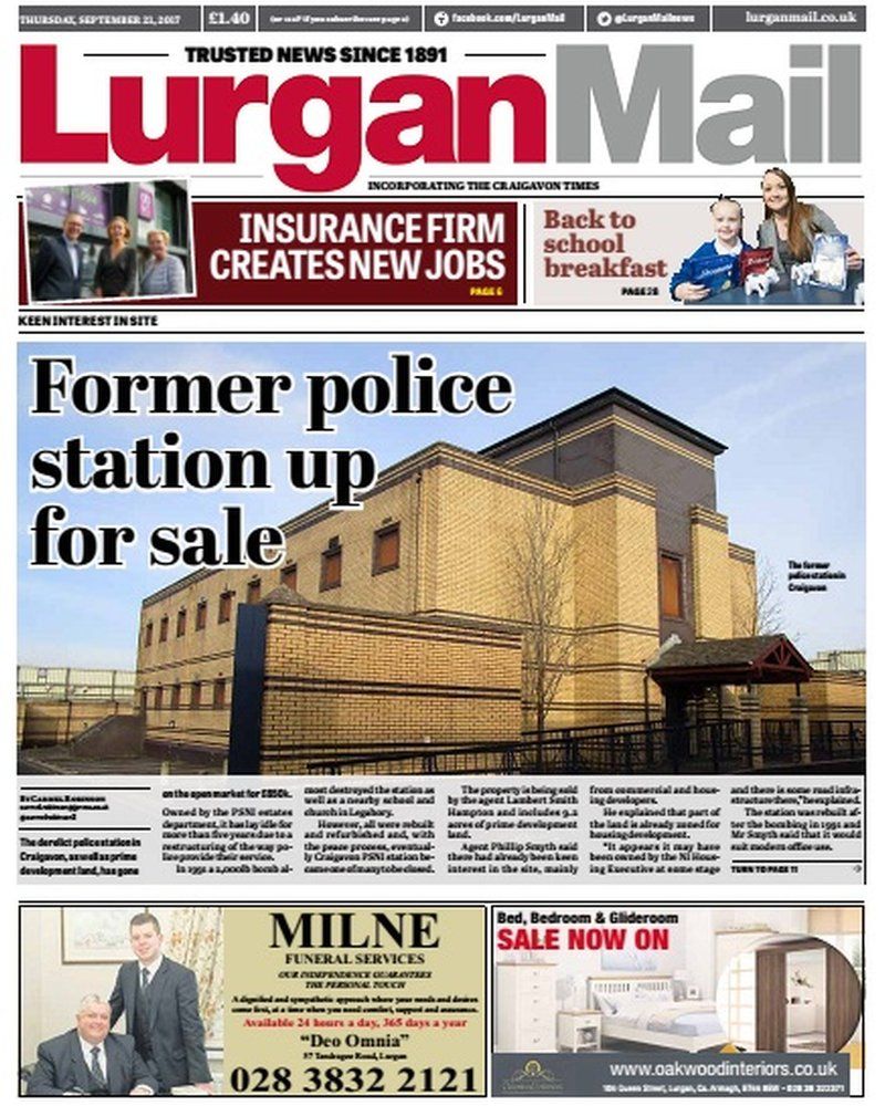 NI weekly paper review: 'Fire engine rampage' - BBC News