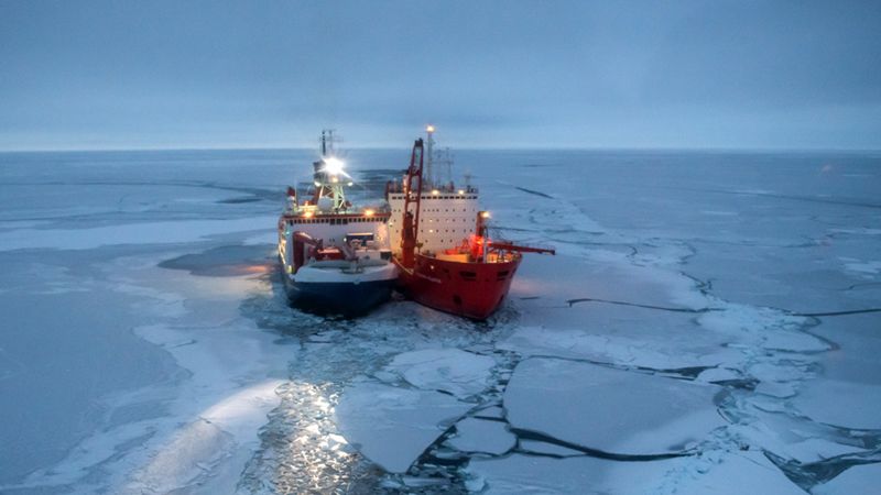 Climate change: Polarstern icebreaker begins year-long Arctic drift ...