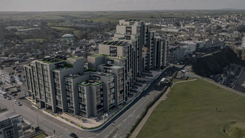 Newquay Narrowcliff development plan consultation starts - BBC News