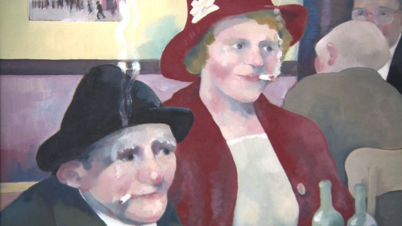 Eric Tucker: Exhibition fulfils 'unseen' artist's final wish - BBC News