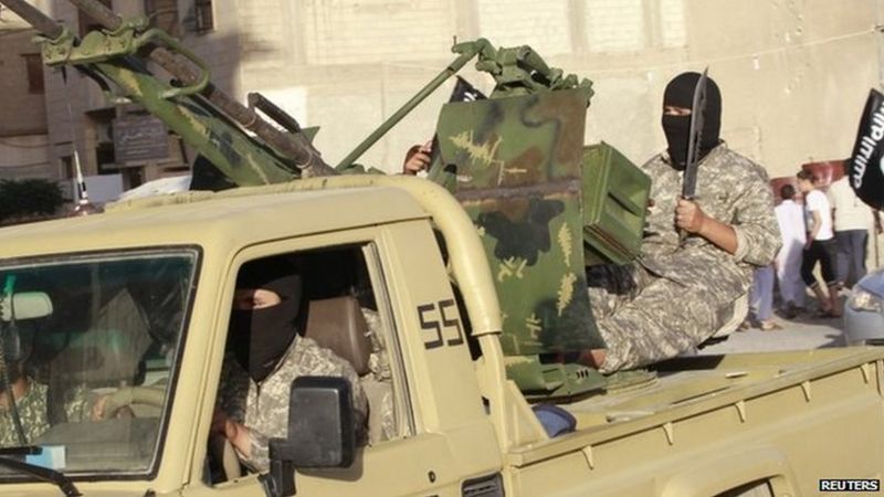 In the battle against IS, who is shooting at whom? - BBC News